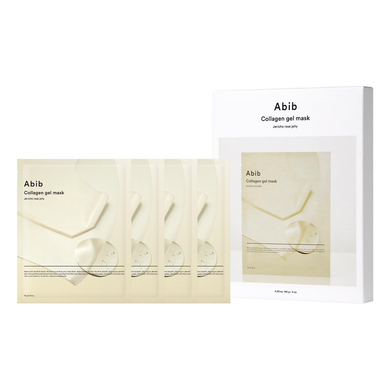 Abib Collagen Gel Mask Jericho Rose Jelly 4 Sheets (Nourishing) I Kore – Dista USA