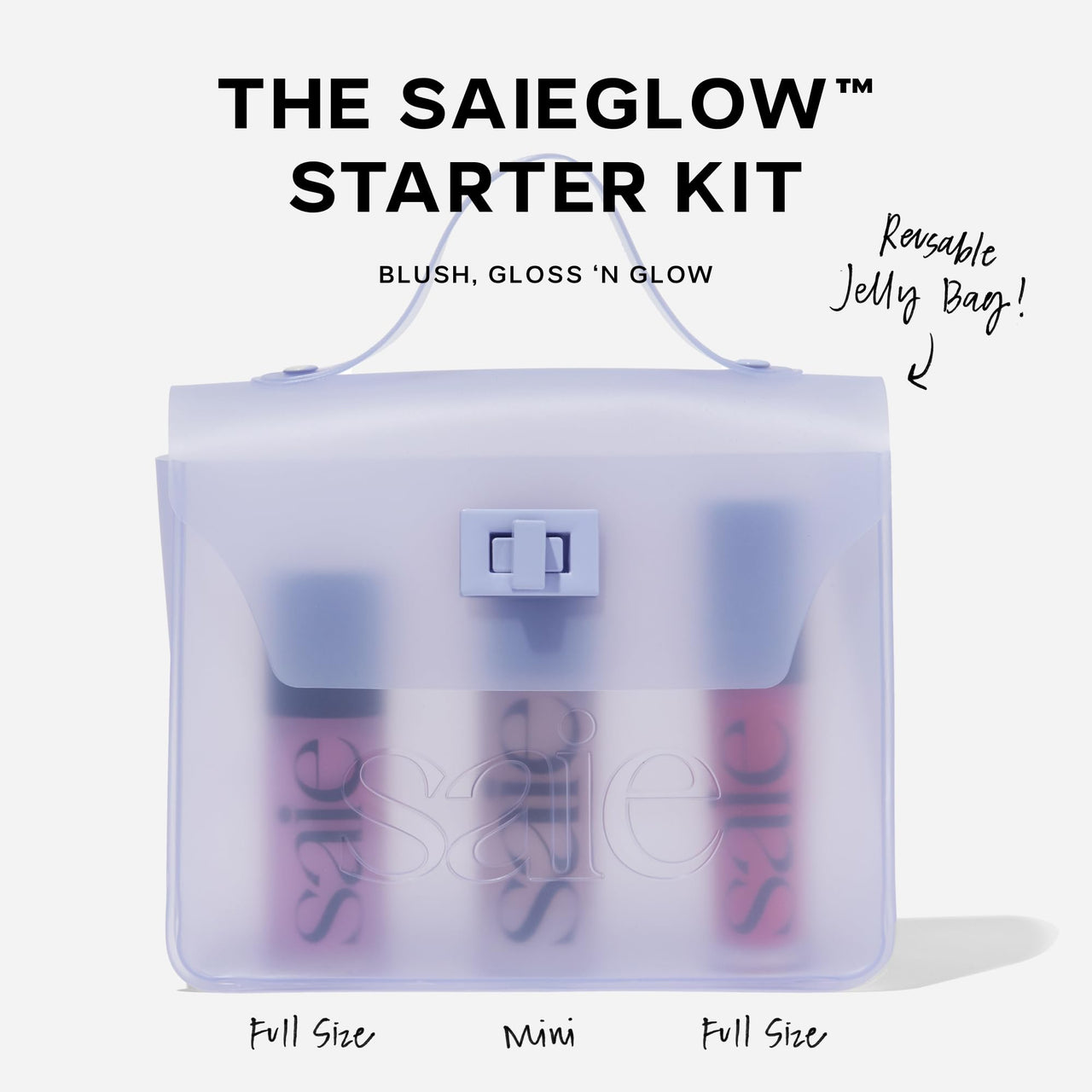 Buy Saie SaieGlow Starter Makeup Kit - Glowy Super Gel, Dew Blush, and ...