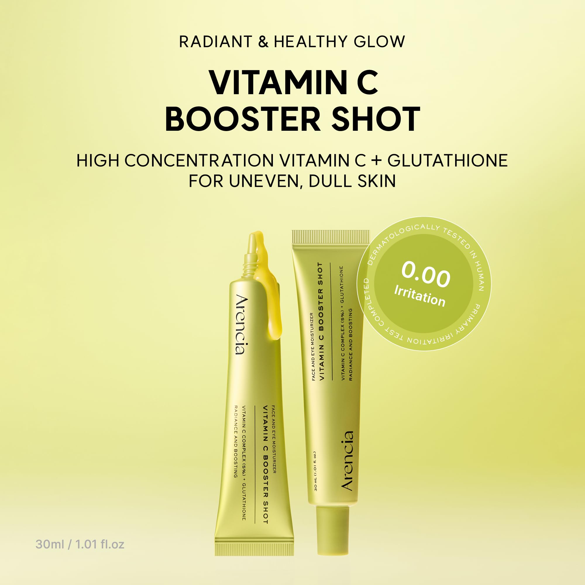 Buy Arencia Vitamin C Booster Shot Serum with Glutathione, Niacinamide ...