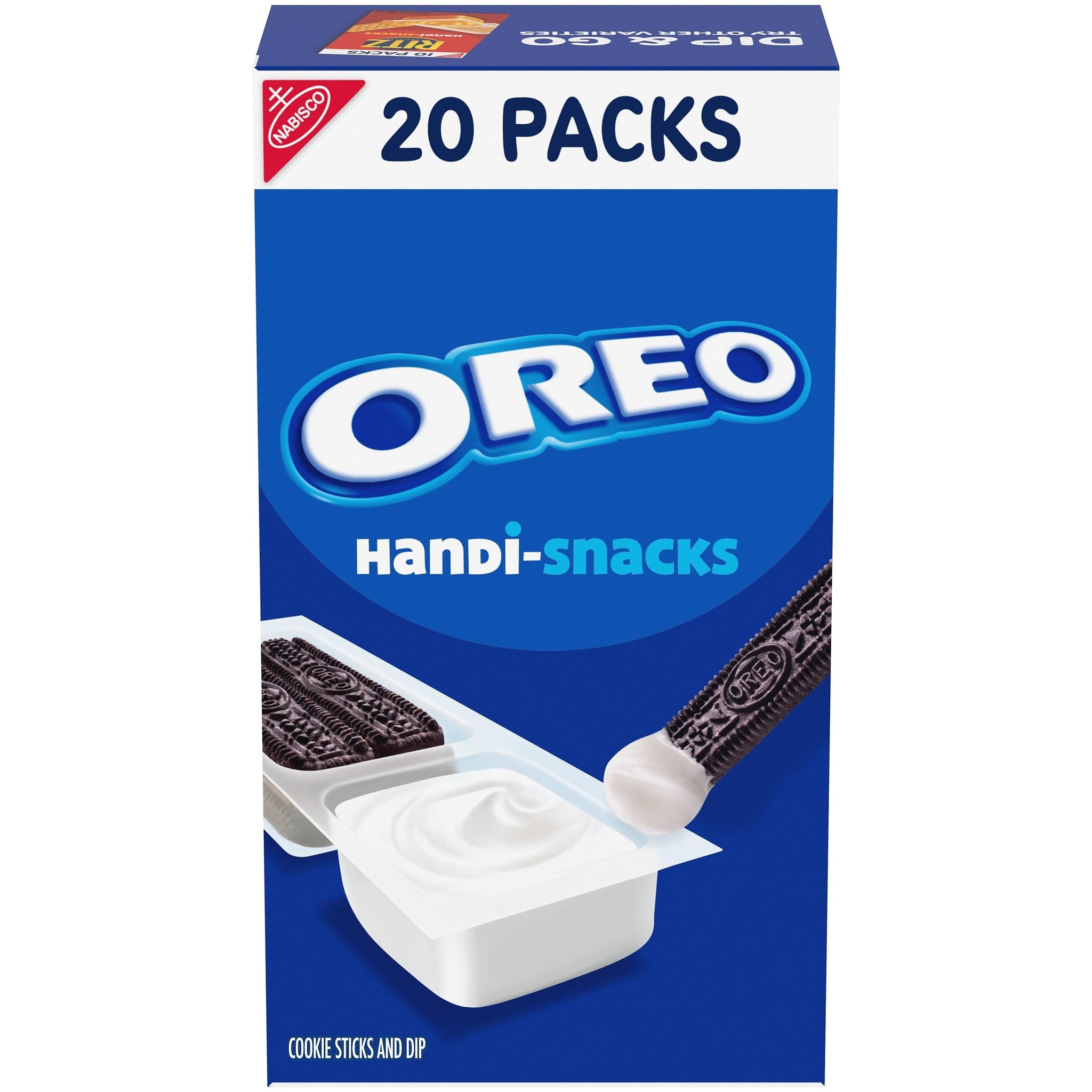 Buy Handi-Snacks OREO Cookie Sticks 'N Creme Dip Snack Packs, 20 Snack ...