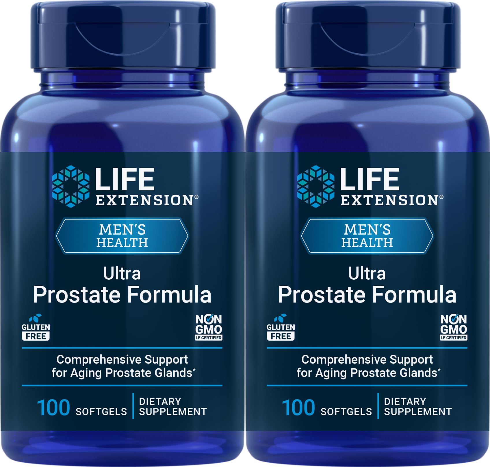 Buy Life Extension Ultra Prostate Formula, 100 Softgels (Pack of 2 ...