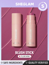 Sheglam Snatch N Cream Blush Stick Longlasting High Pigment Blush for ...