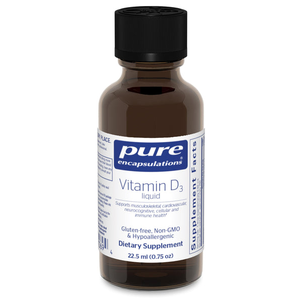 Buy Pure Encapsulations Vitamin D3 Liquid | Supplement to Support Bone ...