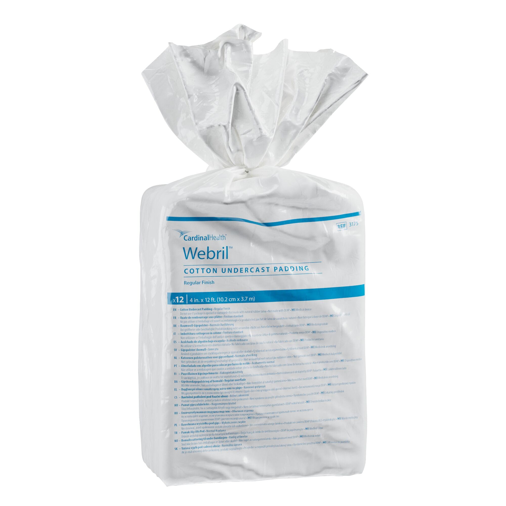 Buy Cardinal Health™ Webril™ 100% Cotton Undercast Padding, 4IN x 4YD ...