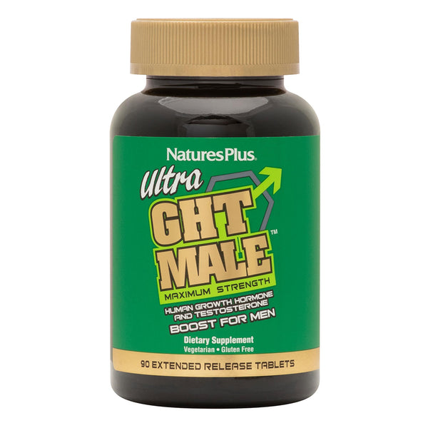 Buy NaturesPlus Ultra GHT Male Extended Release Bilayer Tablets - 90 ...