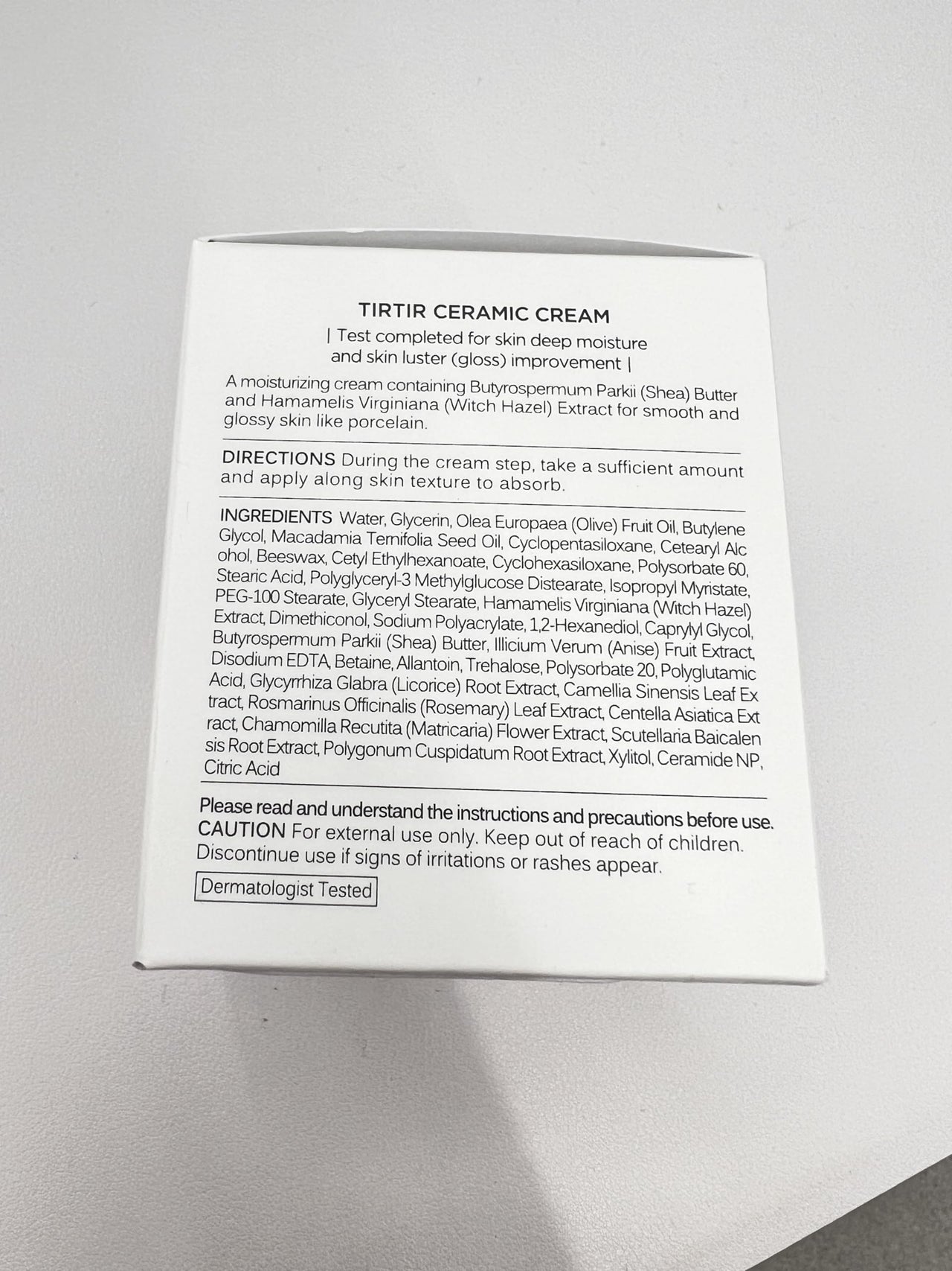 Buy TIRTIR Natural Ceramide Cream | Deep moisturizer for Glass Skin ...