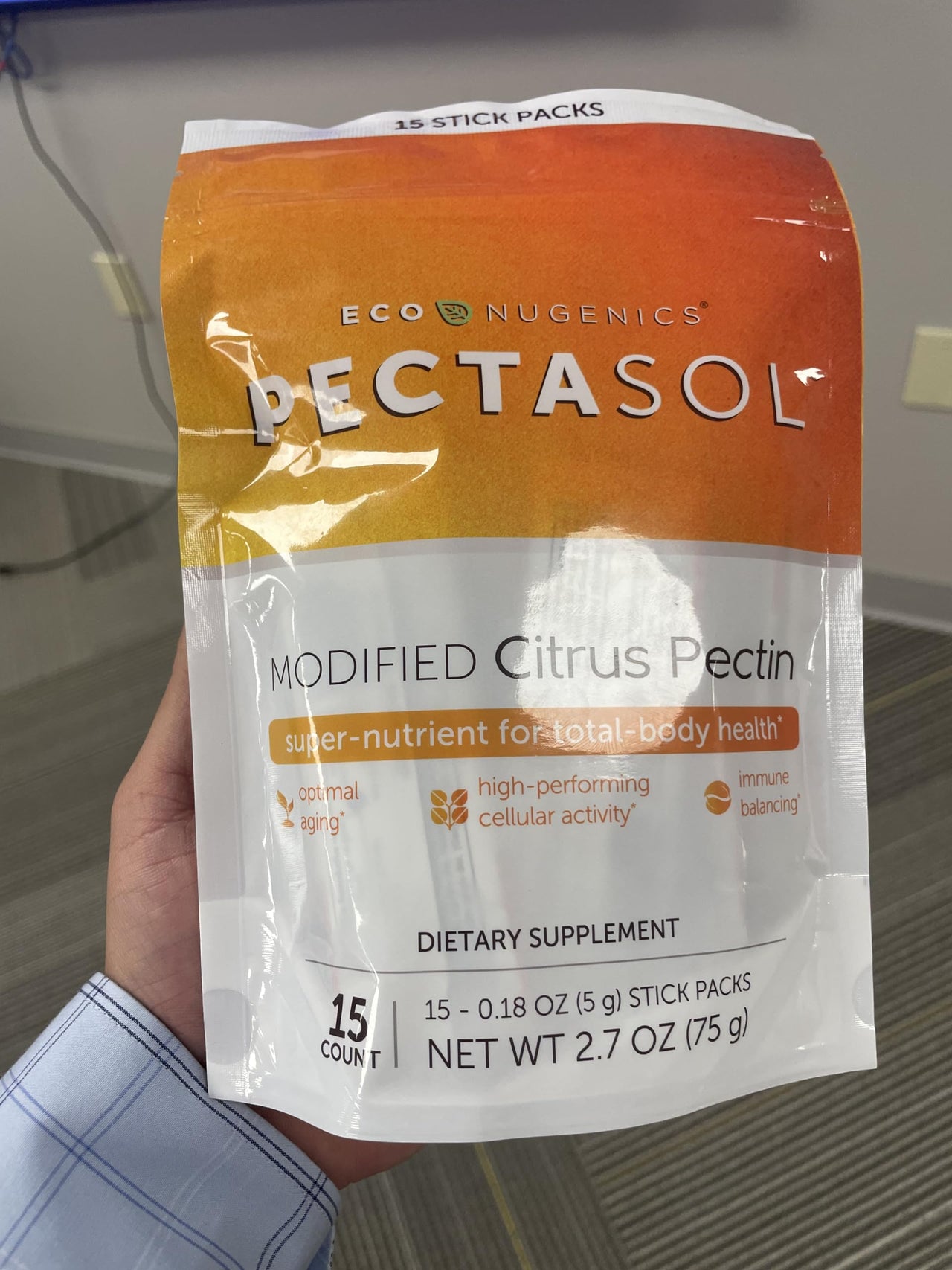 PectaSol Modified Citrus Pectin – 15 5g Stick Packs – Total-Body Healt ...