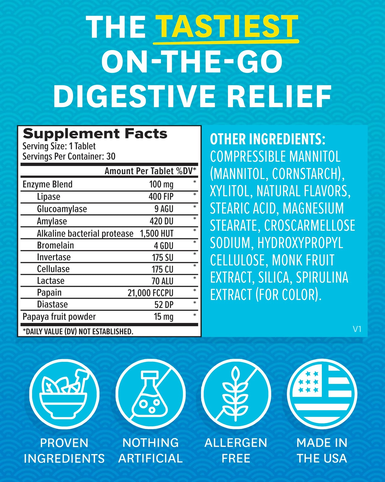 Buy Zenwise Health Papaya Enzymes Chewable, Digestive Enzymes for Women ...