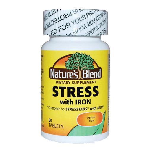 Buy Nature's Blend Stress Formula With Iron 60 Tabs Online at low price ...