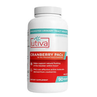 Buy Utiva Urinary Tract Health Dietary Supplement Cranberry PACs 90 ...